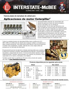 Interstate-McBee Caterpillar Replacement Parts