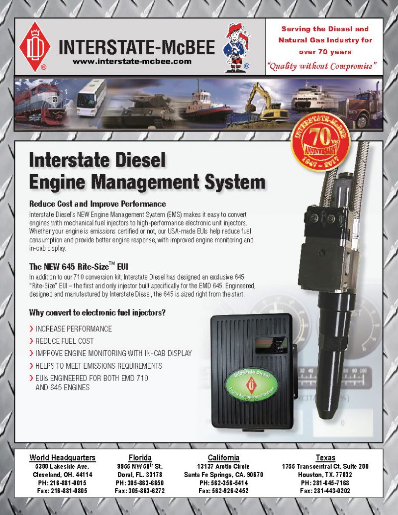 EMD® Fuel Injection | Interstate-McBee