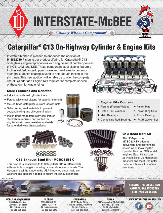 CAT-flyer-C13 | Interstate-McBee