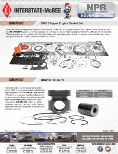 Interstate-McBee Cummins Parts