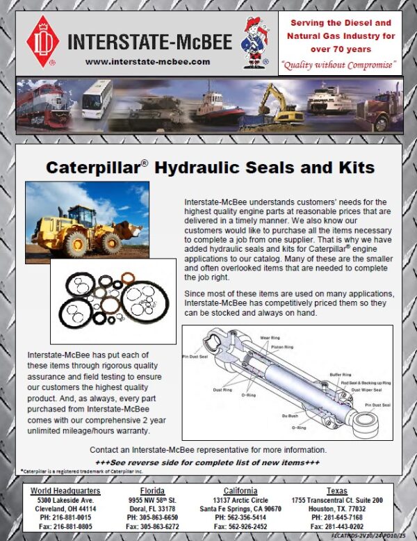 CAT-flyer-hydraulicseals | Interstate-McBee