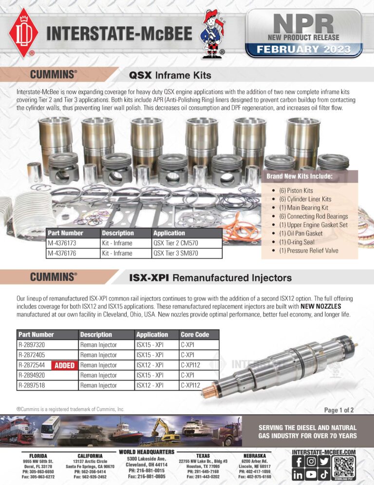 Interstate-McBee Aftermarket Navistar® Products