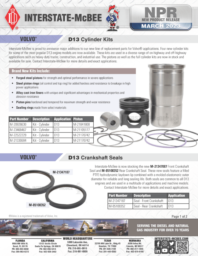 Interstate-McBee New Product Release | October 2025