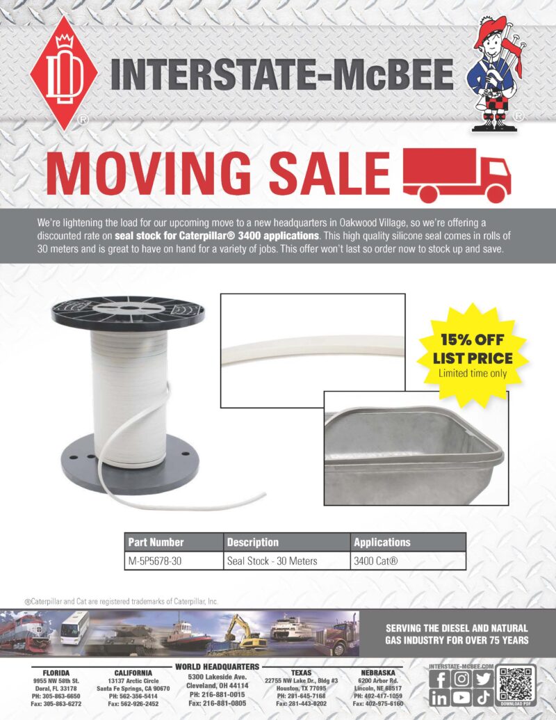 Interstate-McBee Caterpillar Replacement Parts