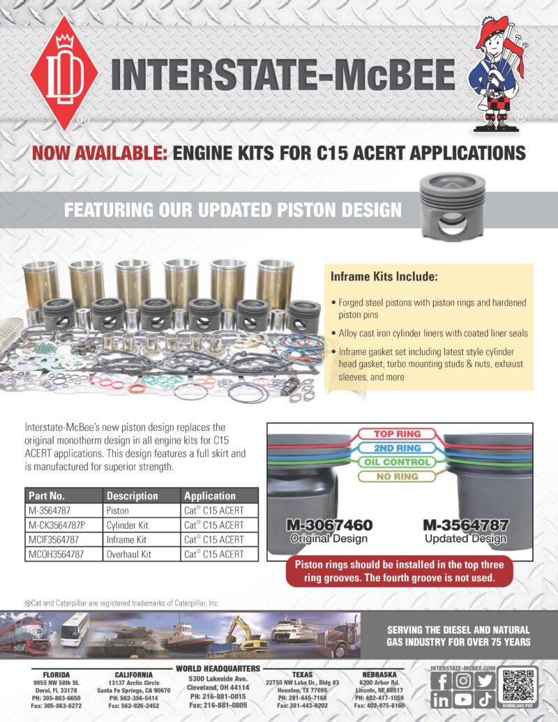 Interstate-McBee Caterpillar Replacement Parts