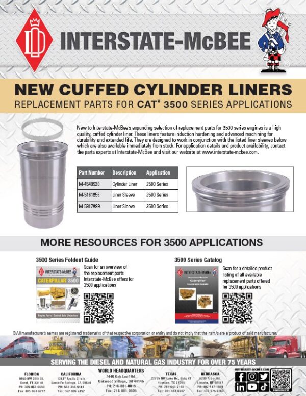 Interstate-McBee Caterpillar Replacement Parts