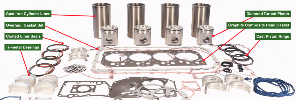 John Deere Replacement Inframe/Overhaul Rebuild Kits