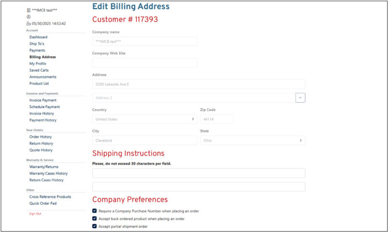 How to Use Interstate-McBee's Online Shopping Portal
