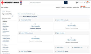 How to Use Interstate-McBee's Online Shopping Portal