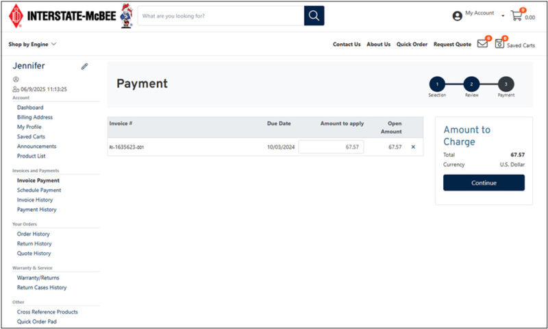 How to Use Interstate-McBee's Online Shopping Portal