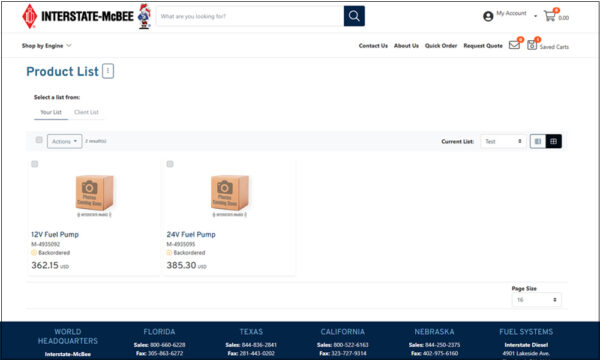 How to Use Interstate-McBee's Online Shopping Portal