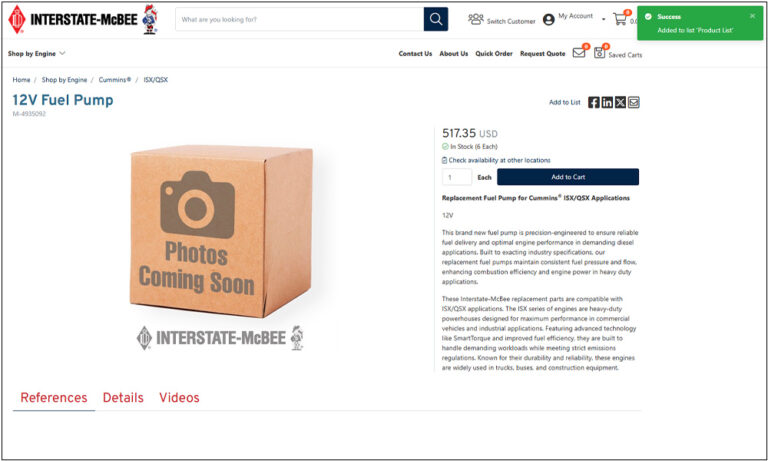 How to Use Interstate-McBee's Online Shopping Portal
